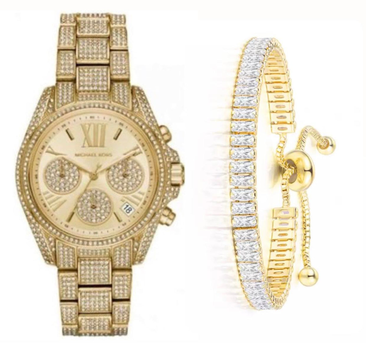 Mk6494 סט שעון וצמיד יד מייקל קורס – OM Jewelry